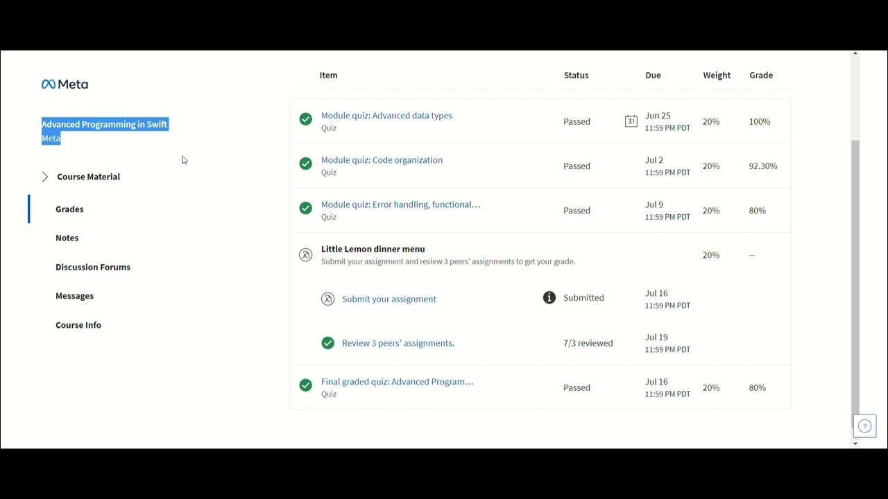 Advanced Programming in Swift Meta_coursera_answers. - YouTube