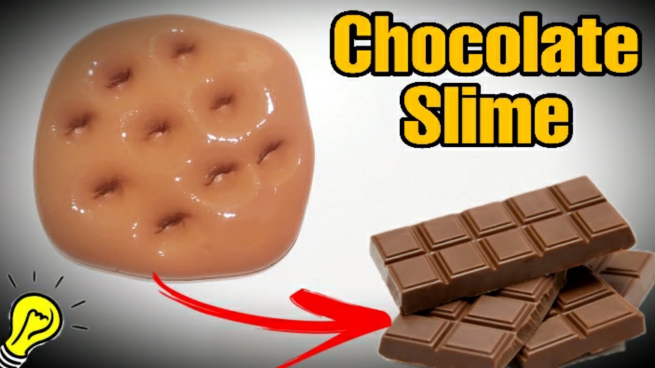 Chocolate Slime🍫How to make chocolate slime at home🌰Homemade Chocolate ...