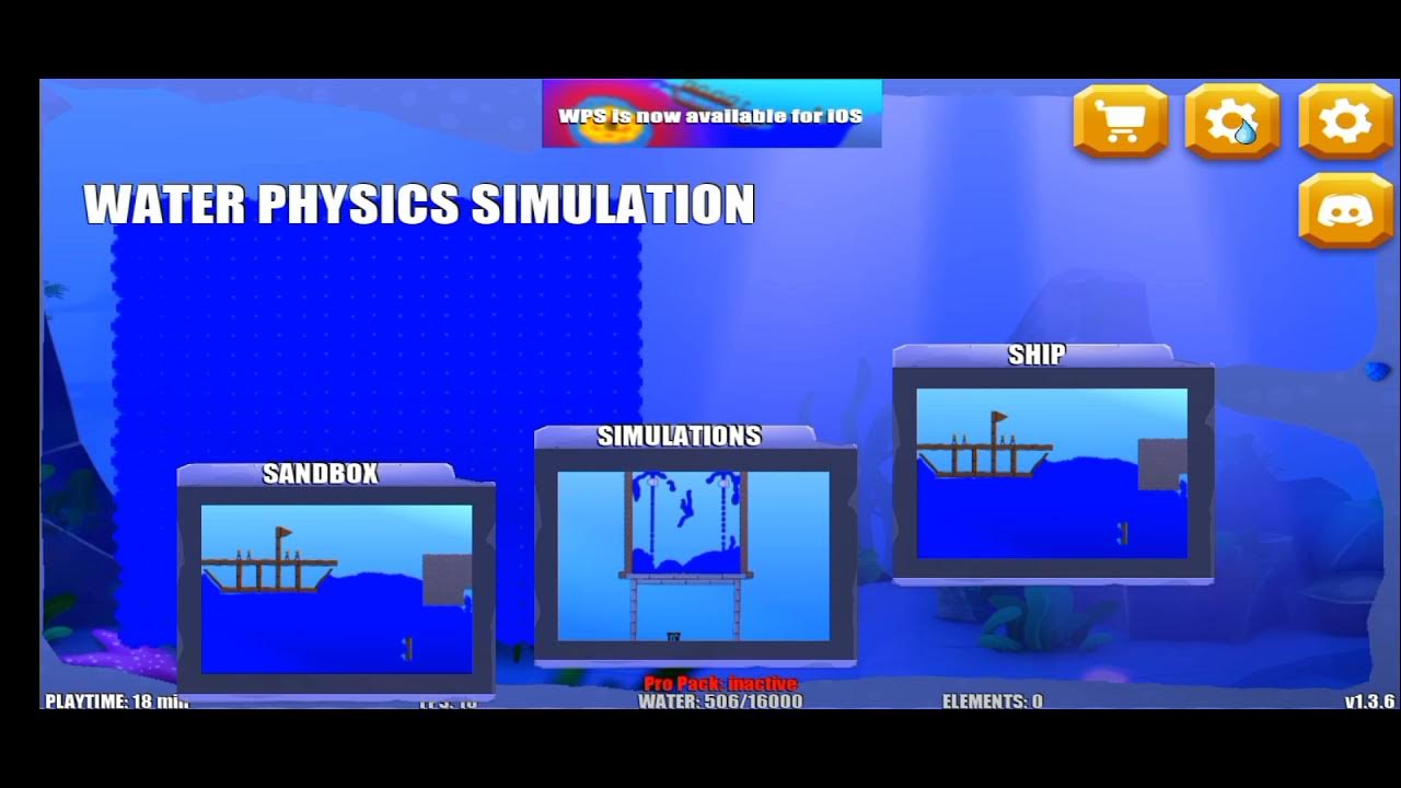 WATER PHYSICS SIMULATION - YouTube