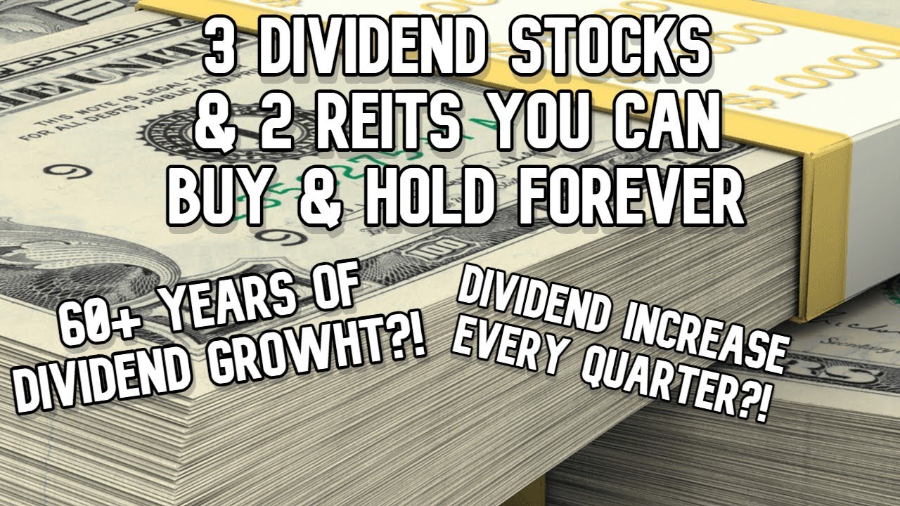 3 Dividend Stocks And 2 Reits You Can Buy And Hold Forever