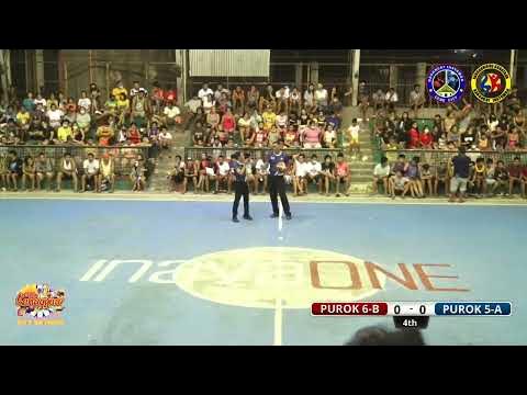 PUROK 6 B vs PUROK 5 A JUNIORS CHAMPIONSHIP GAME | BRGY. INAYAWAN - YouTube