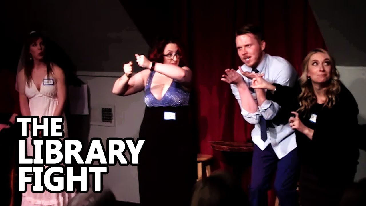 The Library Fight - YouTube