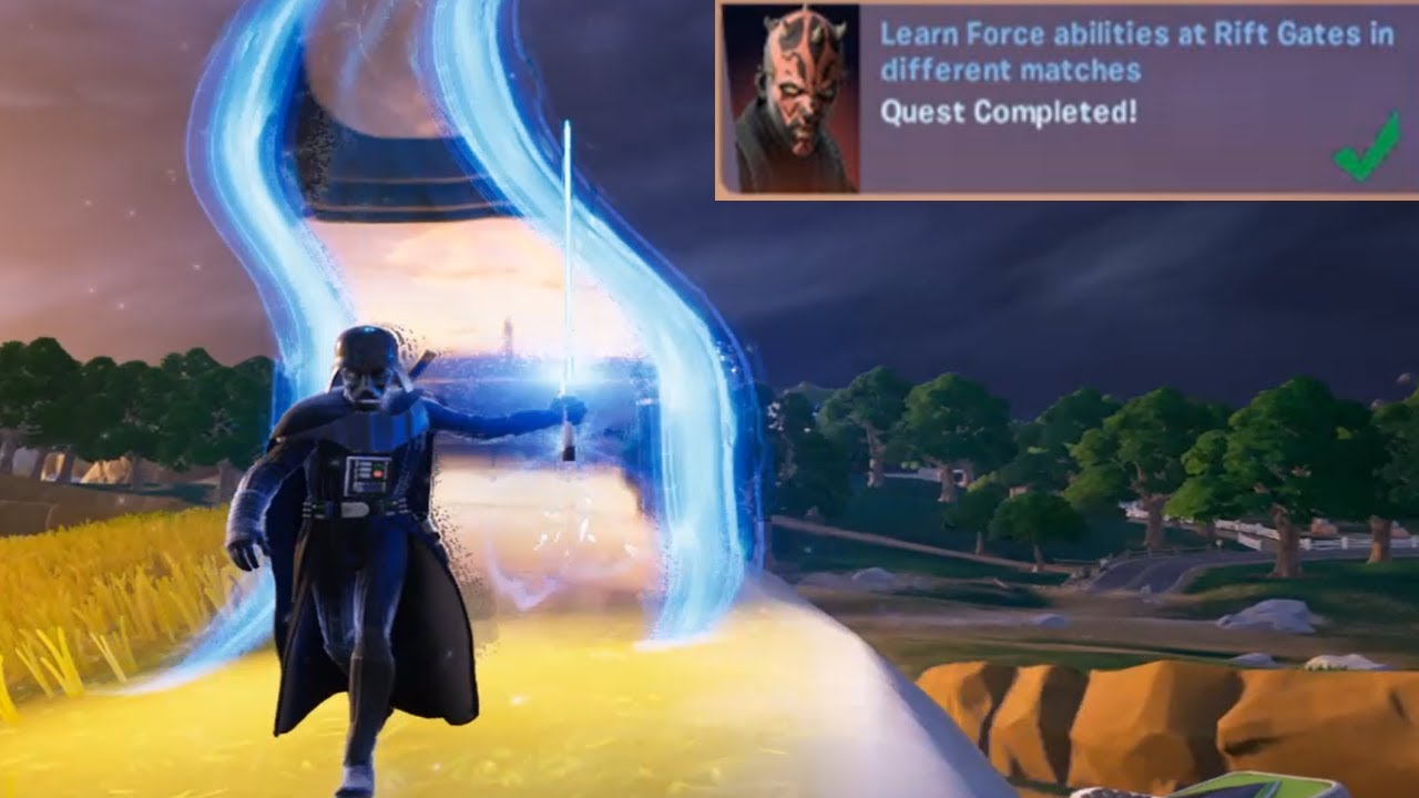 Fortnite - Learn Force abilities at Rift Gates in different Matches ...