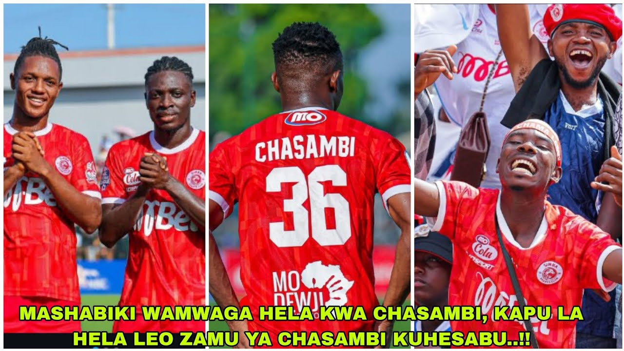 TAZAMA MASHABIKI WA SIMBA WALIVYOMWAGA HELA KWA CHASAMBI, ATALALA ...