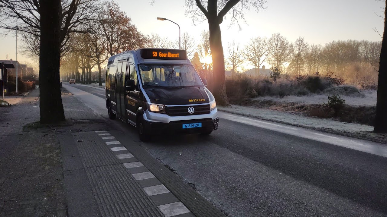 Qbuzz Streekbus 7917 als Lijn 59 naar Exloo Hoofdstraat - YouTube