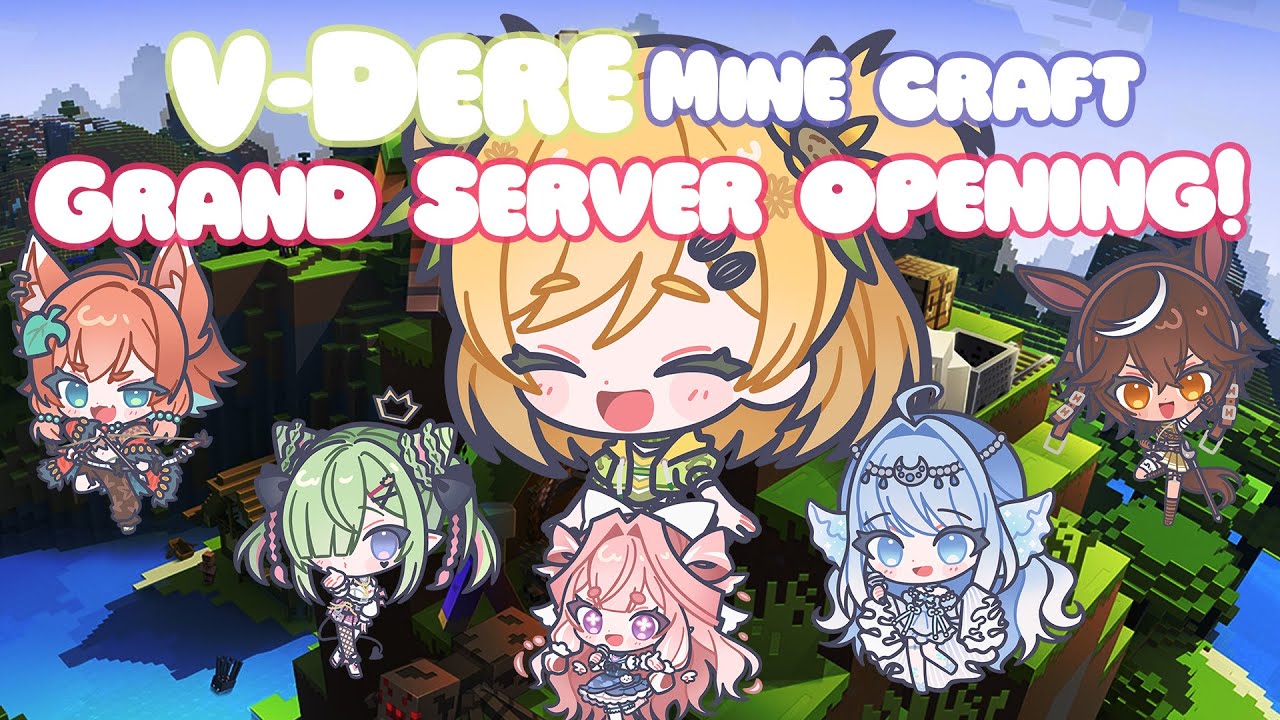 【Minecraft】V-Dere💗GRAND SERVER OPENING - YouTube