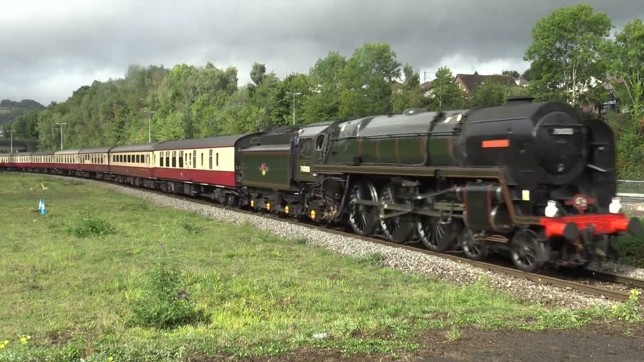 BR 70000 'Britannia' on 'Welsh Marches Express' - Pontypool - 07/09/22 ...