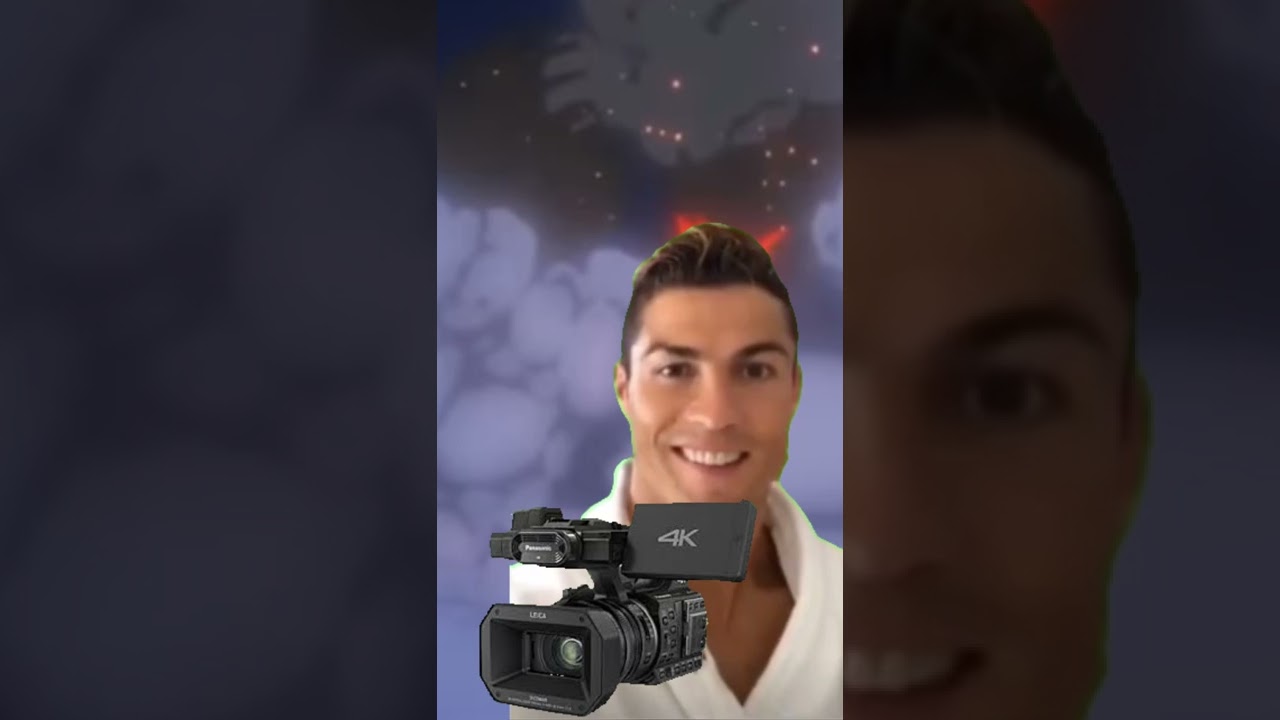 Ronaldo meme with camera 4k - YouTube