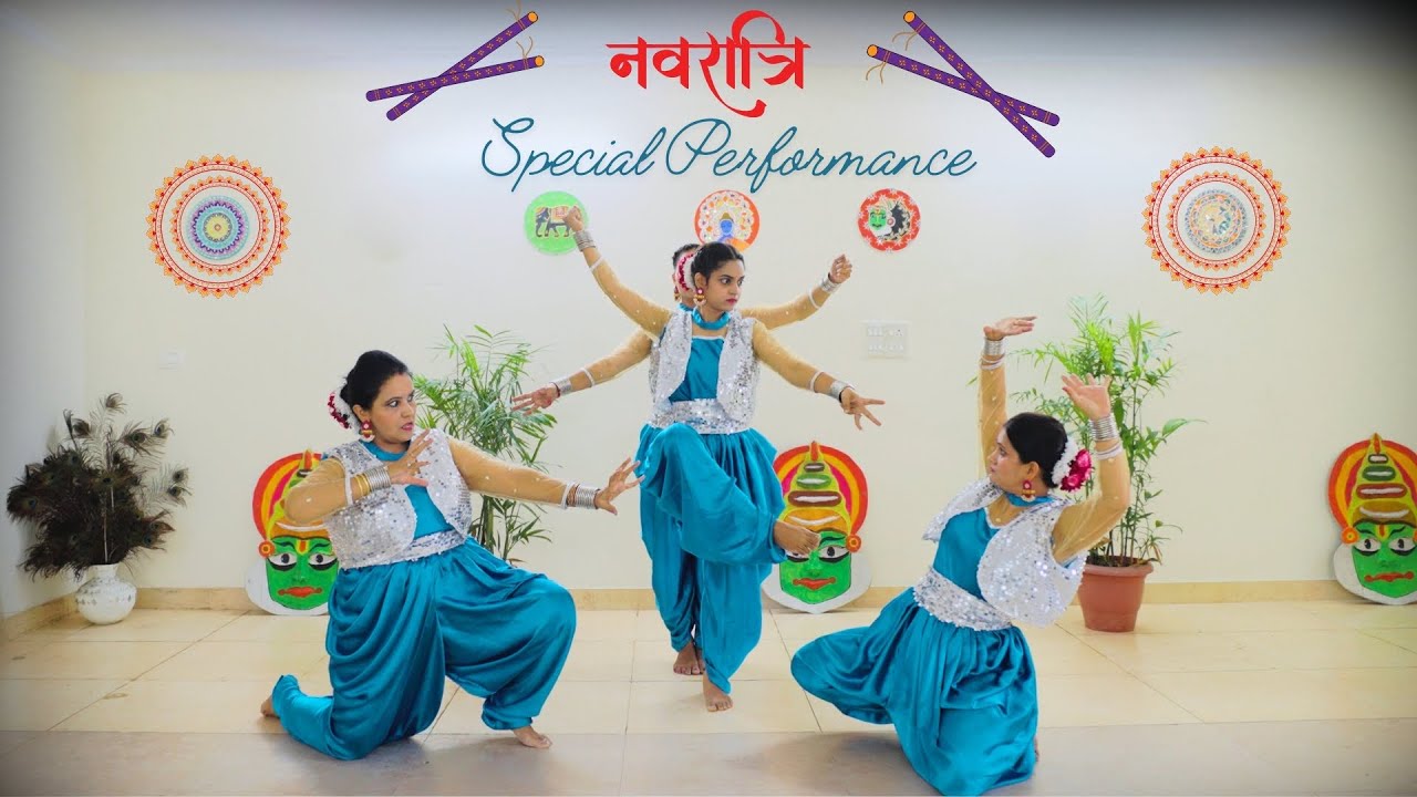 Navratri theme dance | navratri special performance | garba songs ...