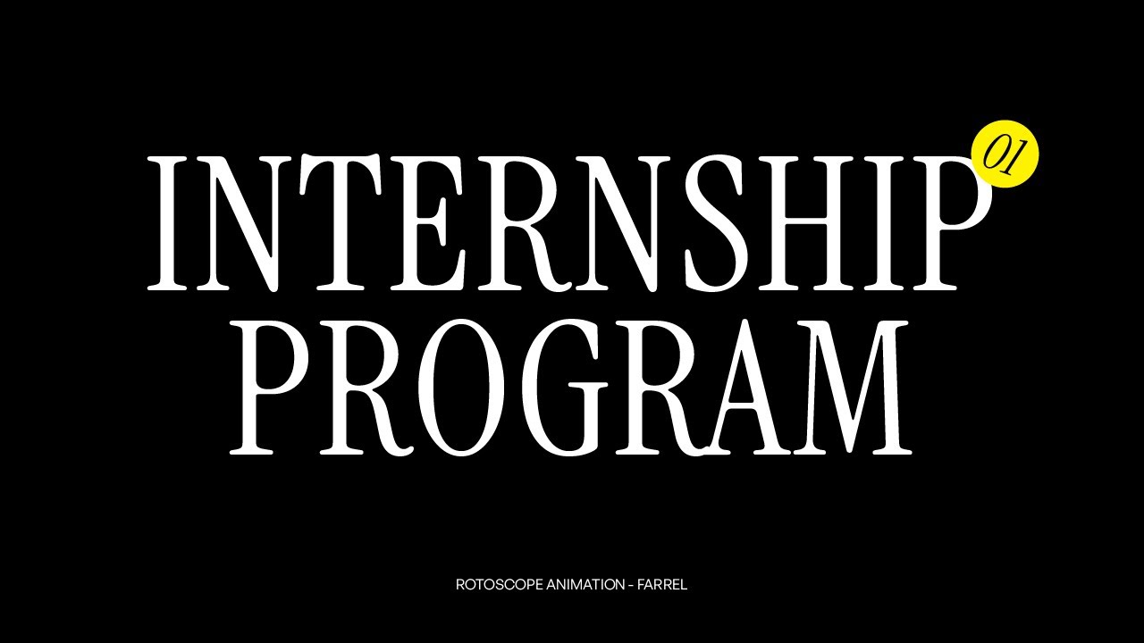 Internship Program – Rotoscope Animation by Farel - YouTube