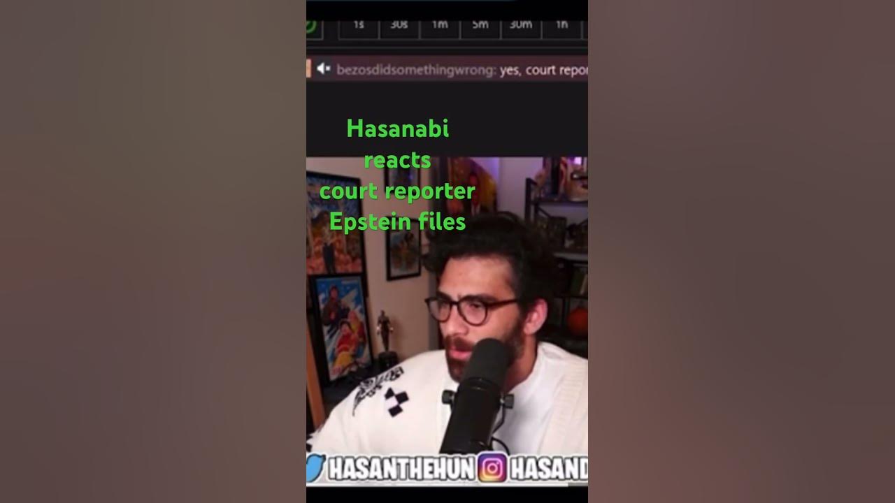 Hasanabi Reacts Court Report During Epstein Files Watch Hasanabi Youtube