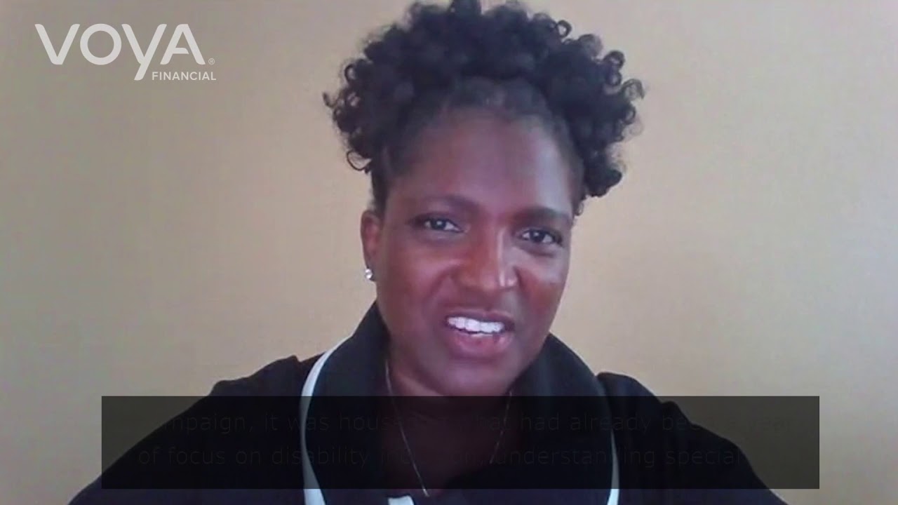 Voya's Angela Harrell discusses Disability Inclusion at the 2020 ...