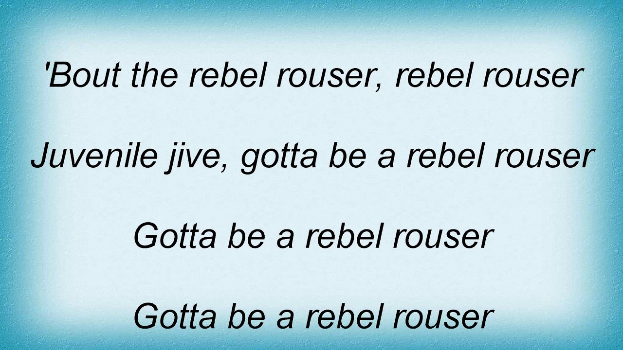 Sweet - Rebel Rouser Lyrics - YouTube