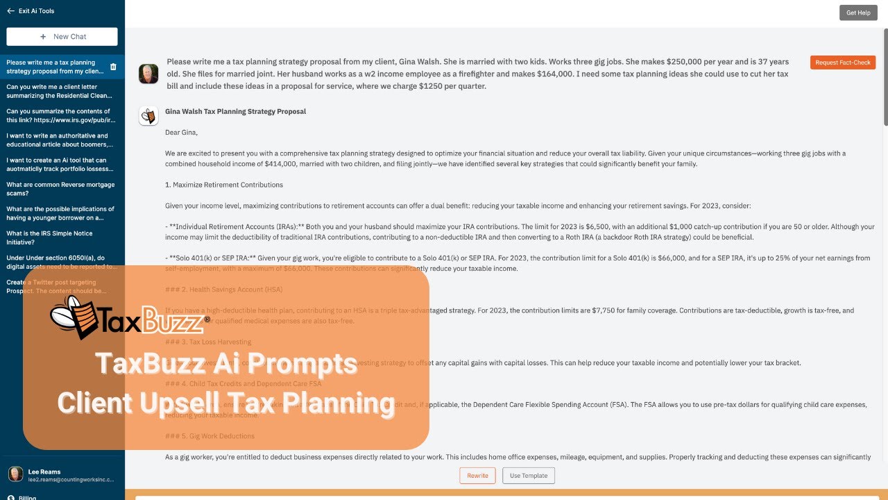 Unlock the Power of TaxBuzz Ai for Your Tax Planning Needs - YouTube