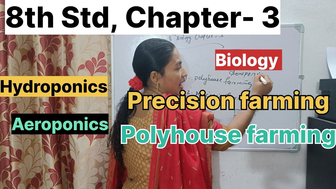 8th std Biology,video 3 #Precision farming#Polyhouse farming#scert # ...