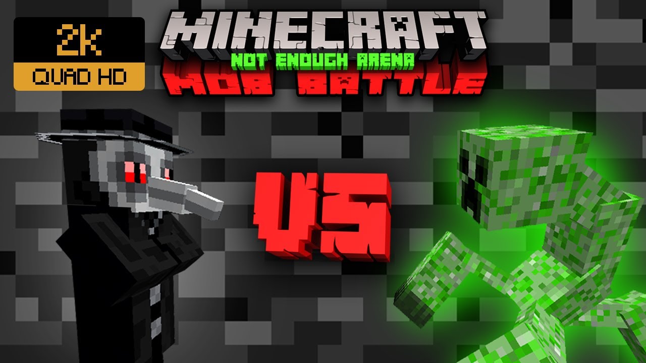 BLACK DEATH VS MUTANT CREEPER | Minecraft Mob Battle - YouTube