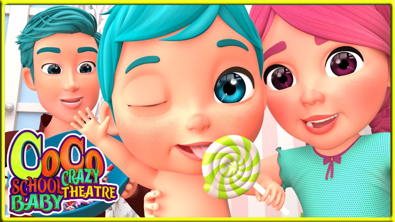 Johny Johny Yes Papa 👶🍭👨 | Nursery Rhymes for Kids and Children | Coco Crazy School Theater Baby ...