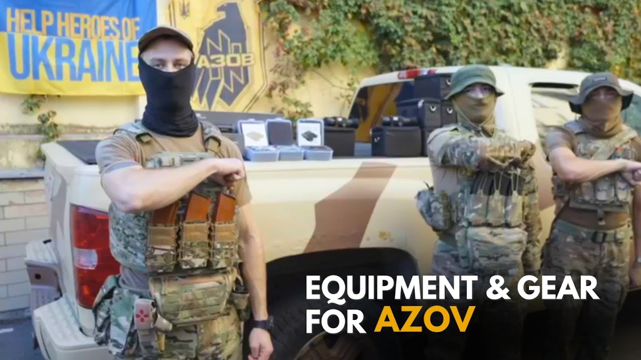 Equipment & gear for the AZOV Special Forces Brigade of the National ...
