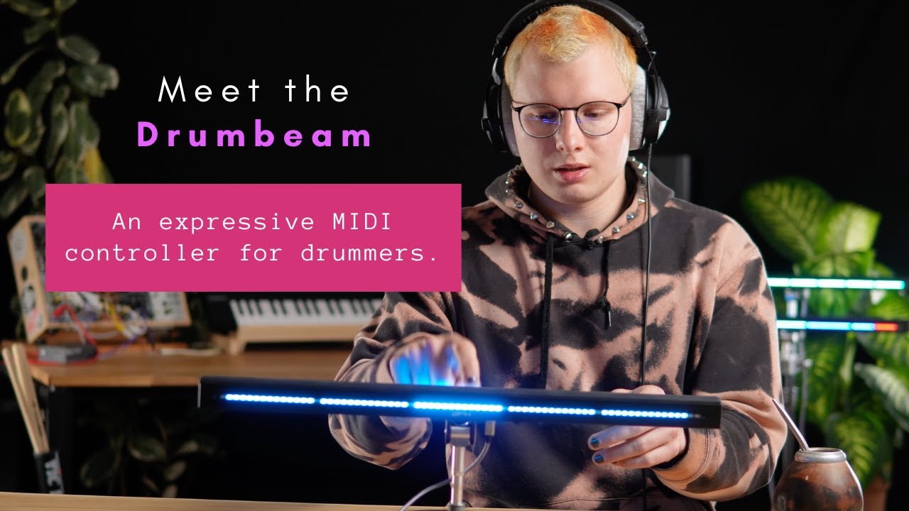 Meet the DRUMBEAM: An Expressive MIDI Controller for Drummers - YouTube