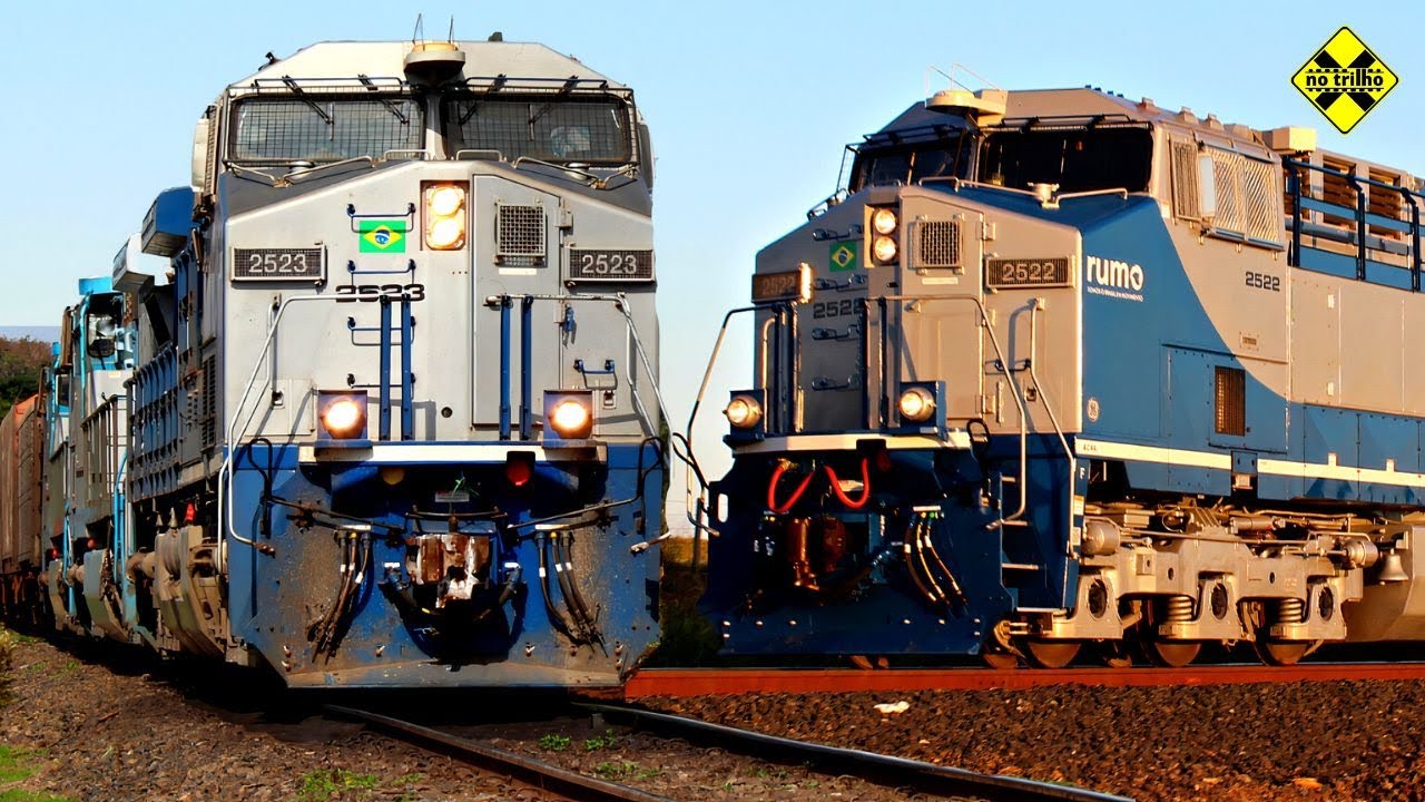 Trens da Rumo - Locomotivas AC44i da Série 2500 - YouTube