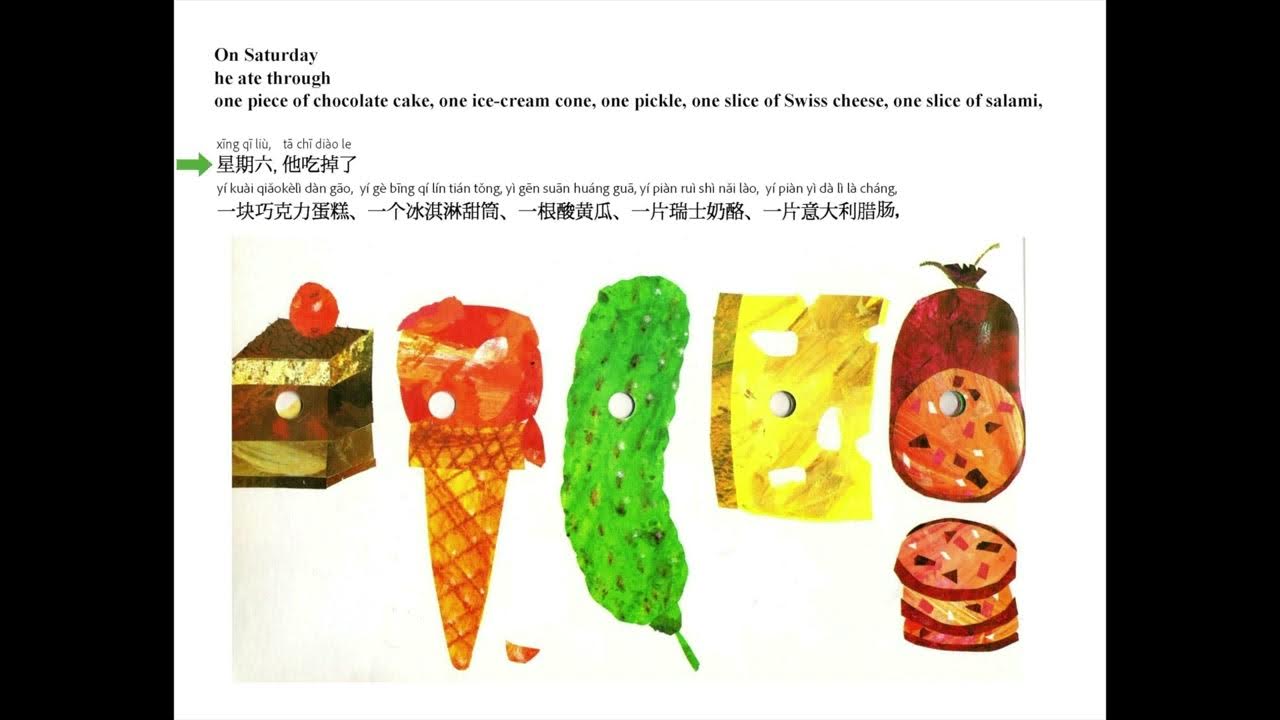 🐛 The Very Hungry Caterpillar | English & Chinese Bilingual Read-Aloud ...