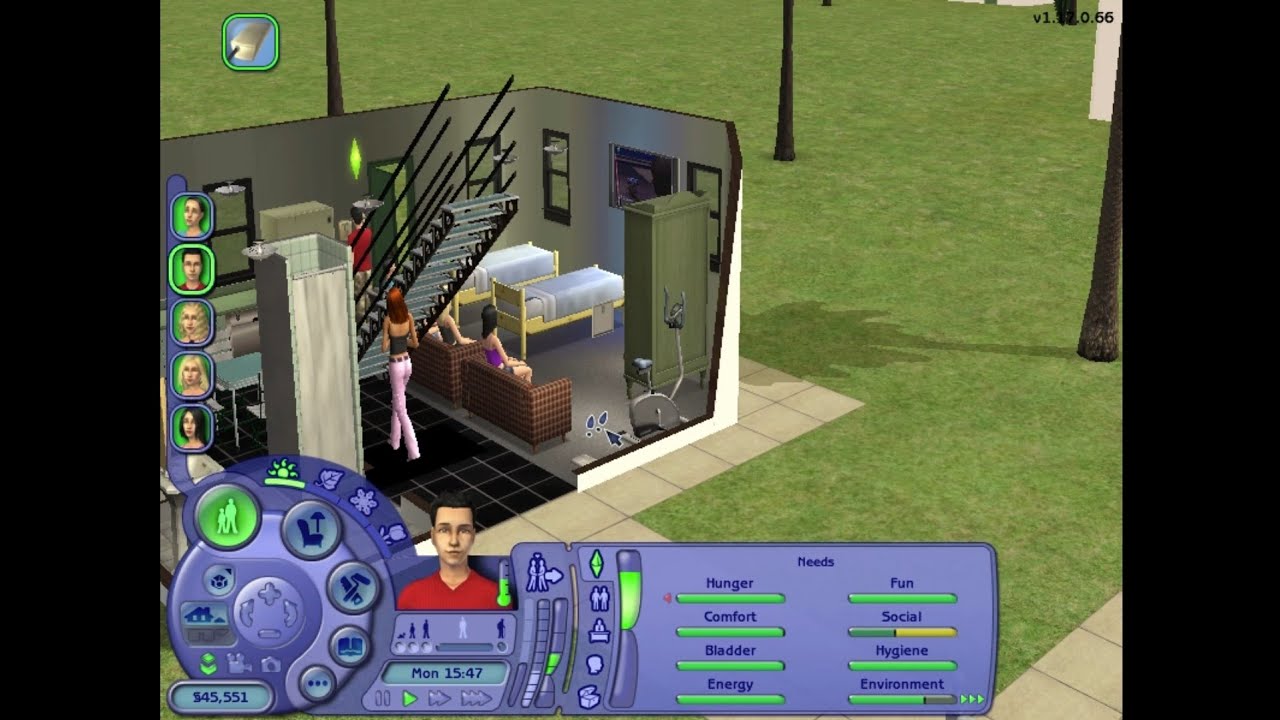 The Sims 2 Intro PC 2004 Razeen Trish Stratus Molly Holly Stacy Keibler ...
