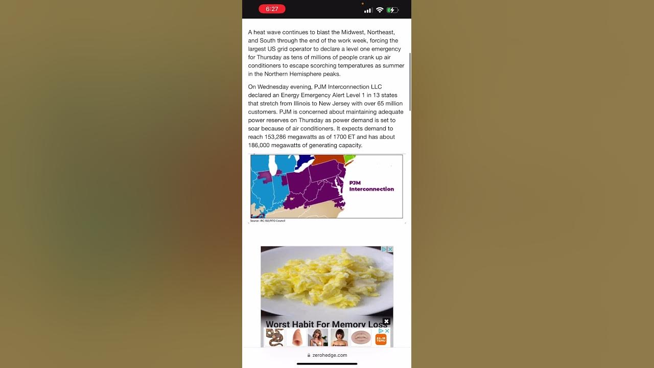 U.S largest power grid declares emergency 🚨 lights out - YouTube