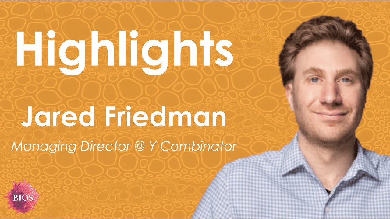 Future of Biotech Startup Hubs 🌎 w/ Jared Friedman - Managing Director ...