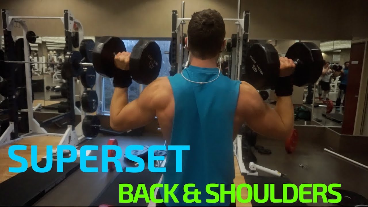 [SUPERSET] Back & Shoulders | Pullup | Shoulder Press - YouTube