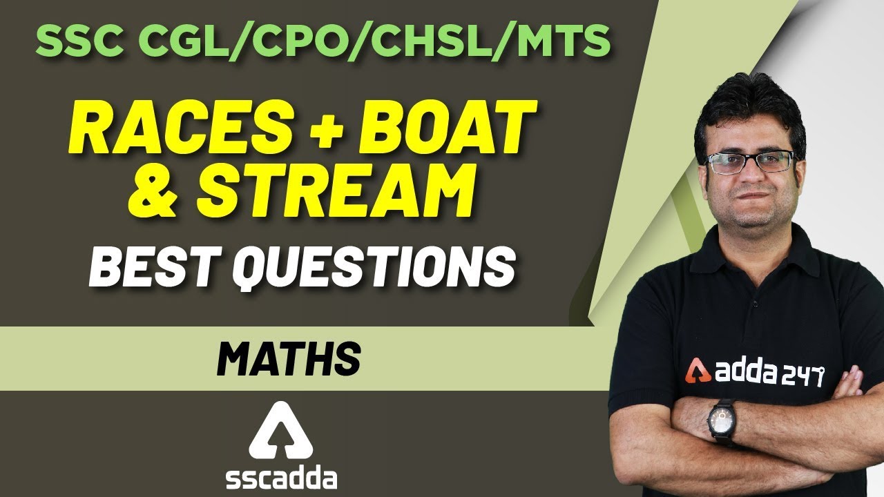 SSC CHSL Exam Preparation | Maths for SSC CHSL 2019 | Races, Boat and ...
