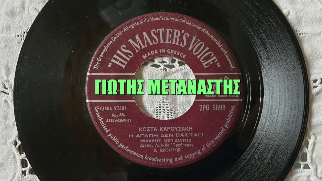 Η ΑΓΑΠΗ ΔΕΝ ΒΑΣΤΑΕΙ-ΜΙΧΑΛΗΣ ΜΕΝΙΔΙΑΤΗΣ - YouTube