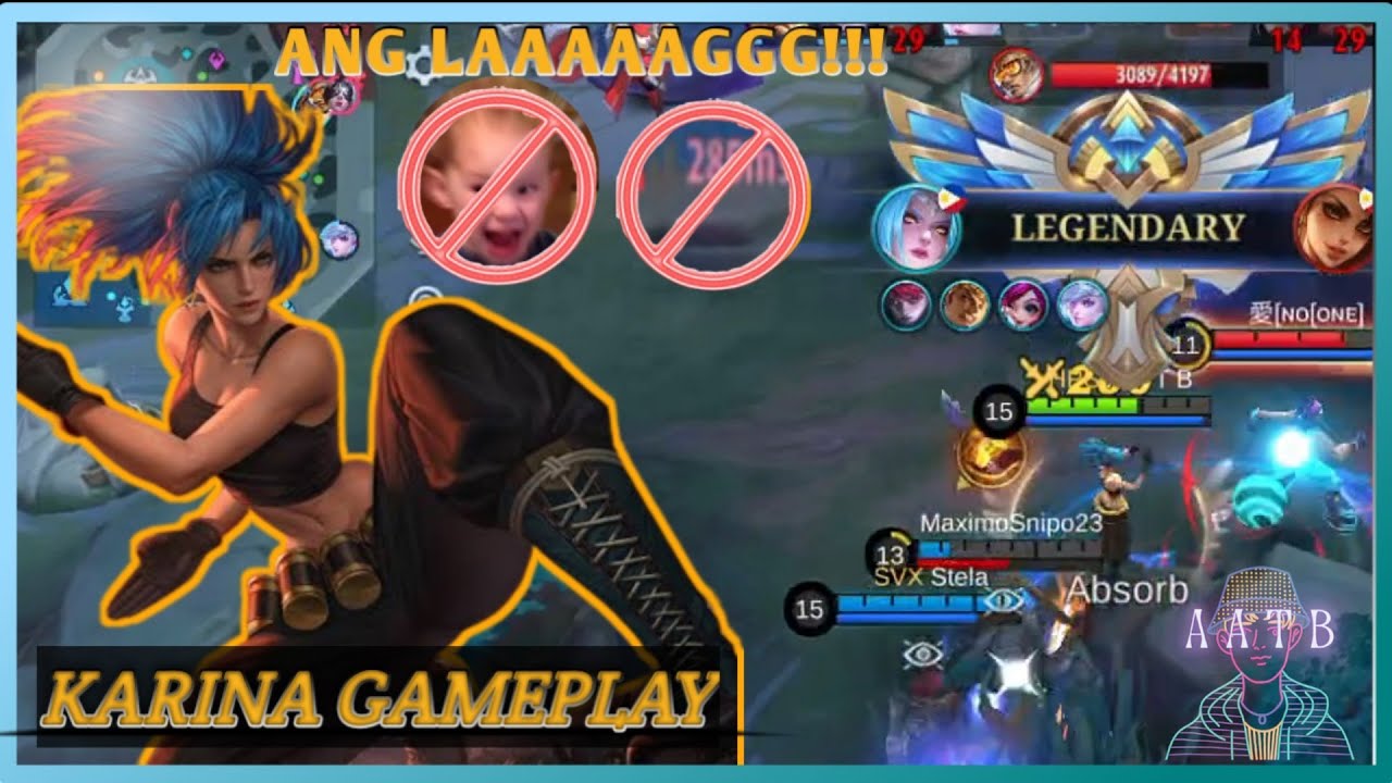 LEGENDARY KARINA KAHIT LAG - RED PING GAMING (ANG KARINA NI A A T B ...