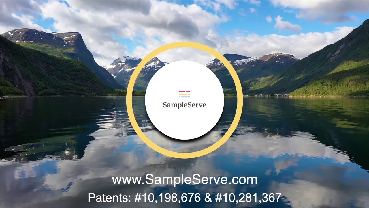SampleServe's Patented Digital Chain Of Custody V.1 - YouTube