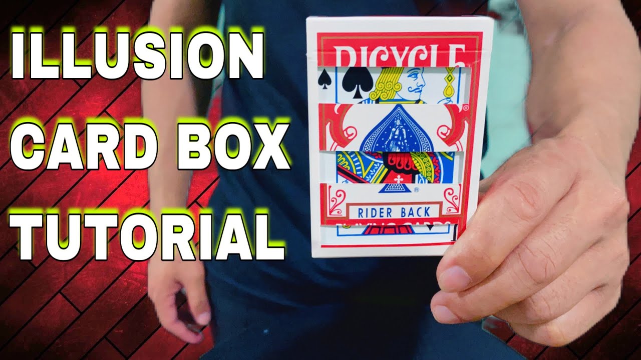 ILLUSION CARD BOX MAGIC TUTORIAL - YouTube