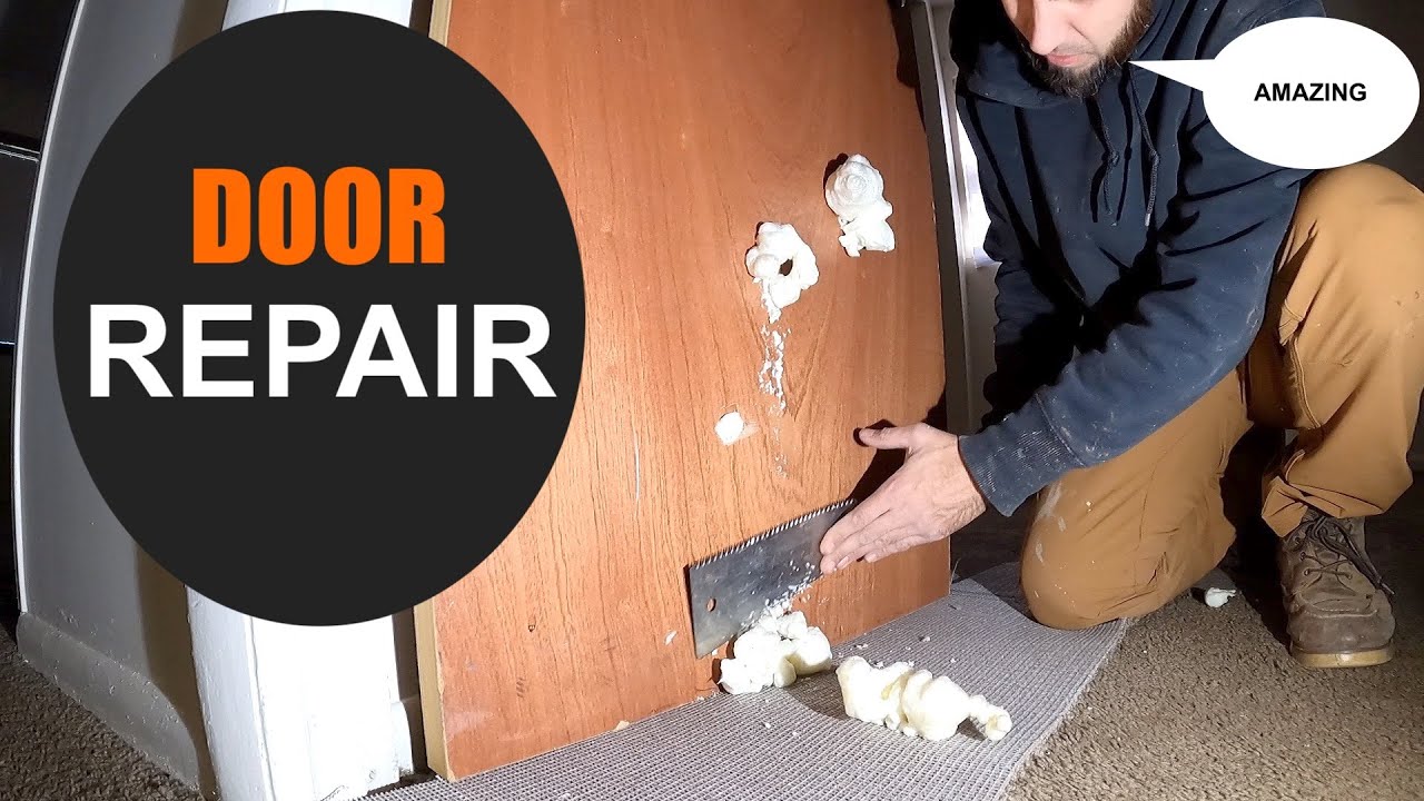 INTERIOR DOOR Hole Repair | Easy Turn Ep 3 - YouTube