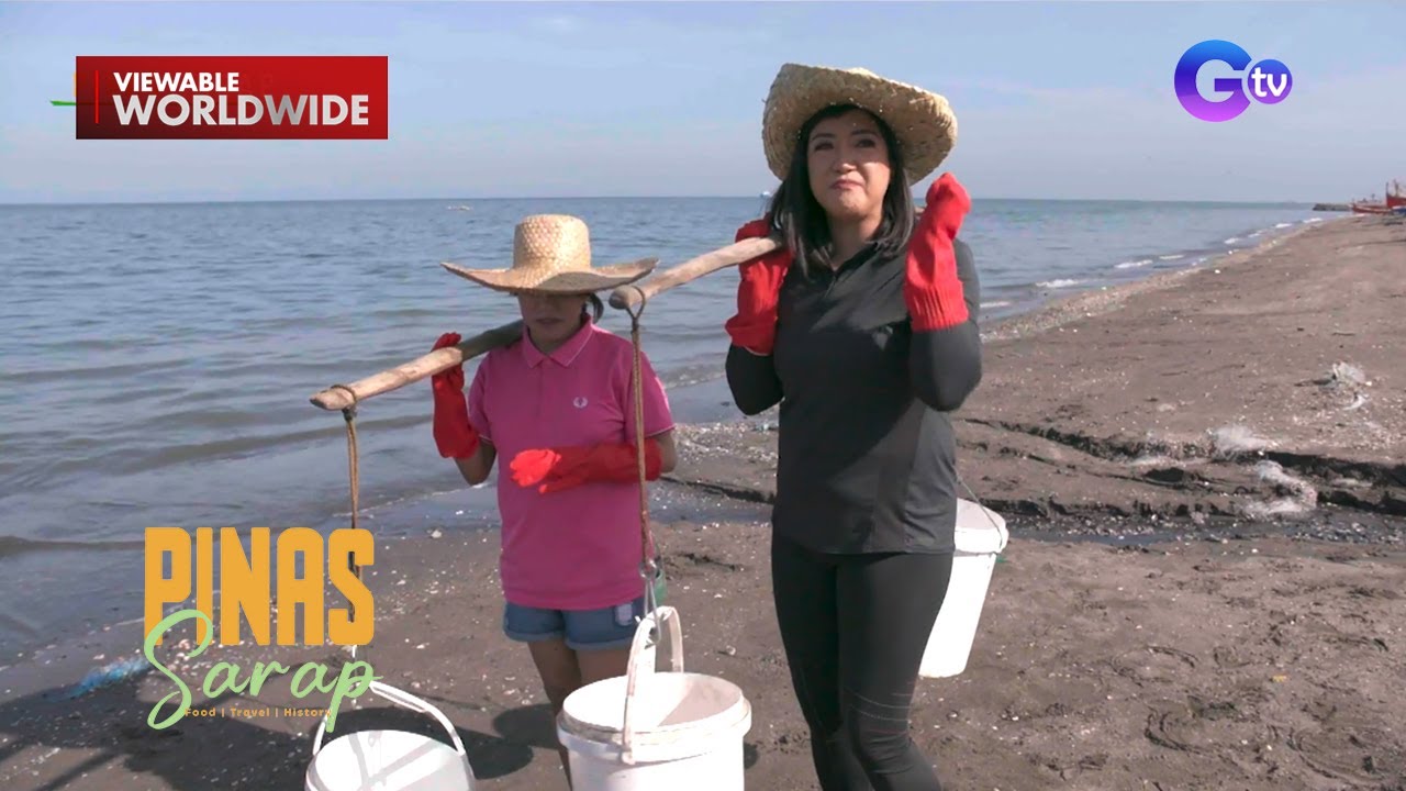 Kara David at Arman Salon, nagparamihan ng mahahakot na isdang salinas! | Pinas Sarap - YouTube