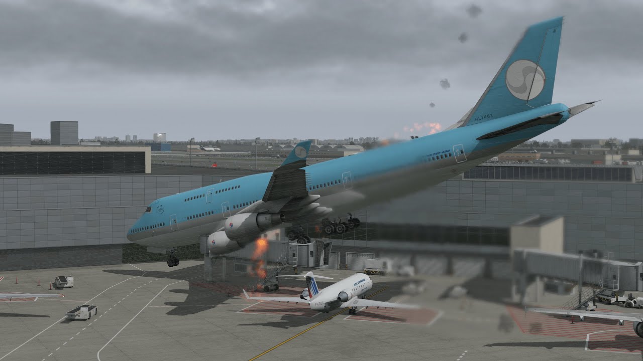 Drunk B747 Pilot Landed On Top of Airport During Emergency Landing ...