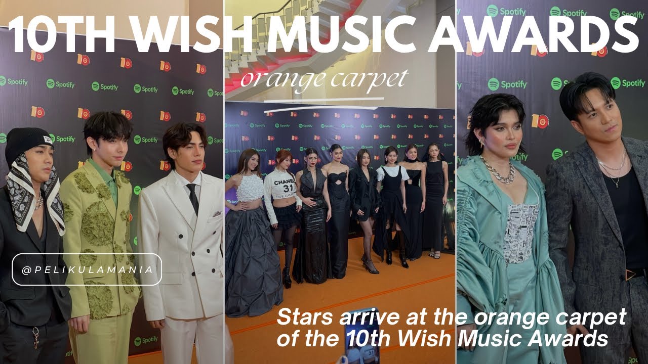 10th Wish Music Awards Orange Carpet - SB19, BINI, Maki, TJ Monterde ...