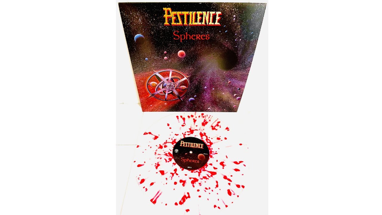 PESTILENCE SPHERES Clear/Red Splatter Limited Edition - YouTube