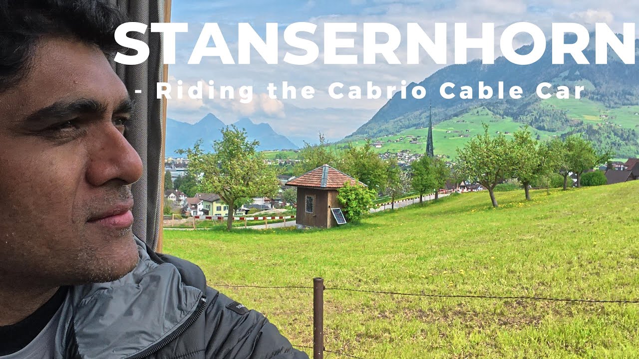 🇨🇭 Stanserhorn - Open-Air Cable Car ! Cabrio Cable Car| Vintage ...