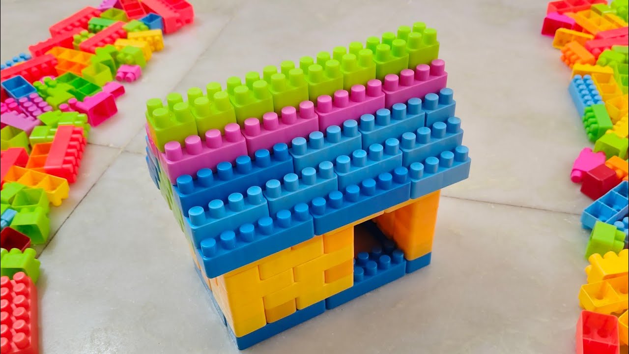 Satisfying DIY House ASMR/building blocks/block game/lego building ...
