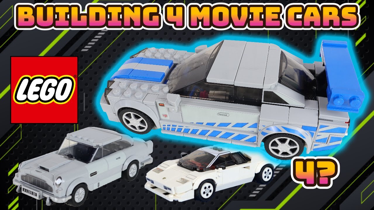 I Build 3 Amazing Movie Cars in LEGO w. 1 Bonus Car Surprise! - YouTube