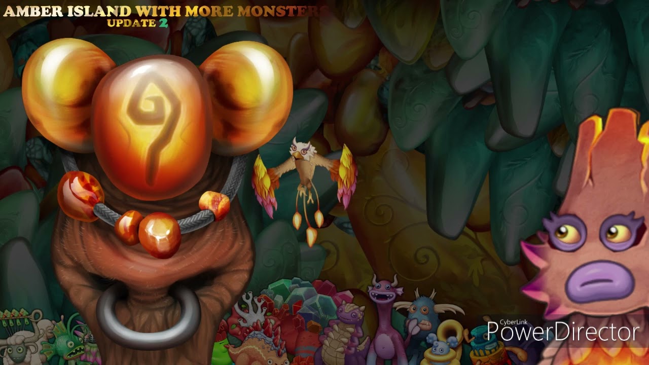 Amber Island with more monsters (Update 2) - YouTube