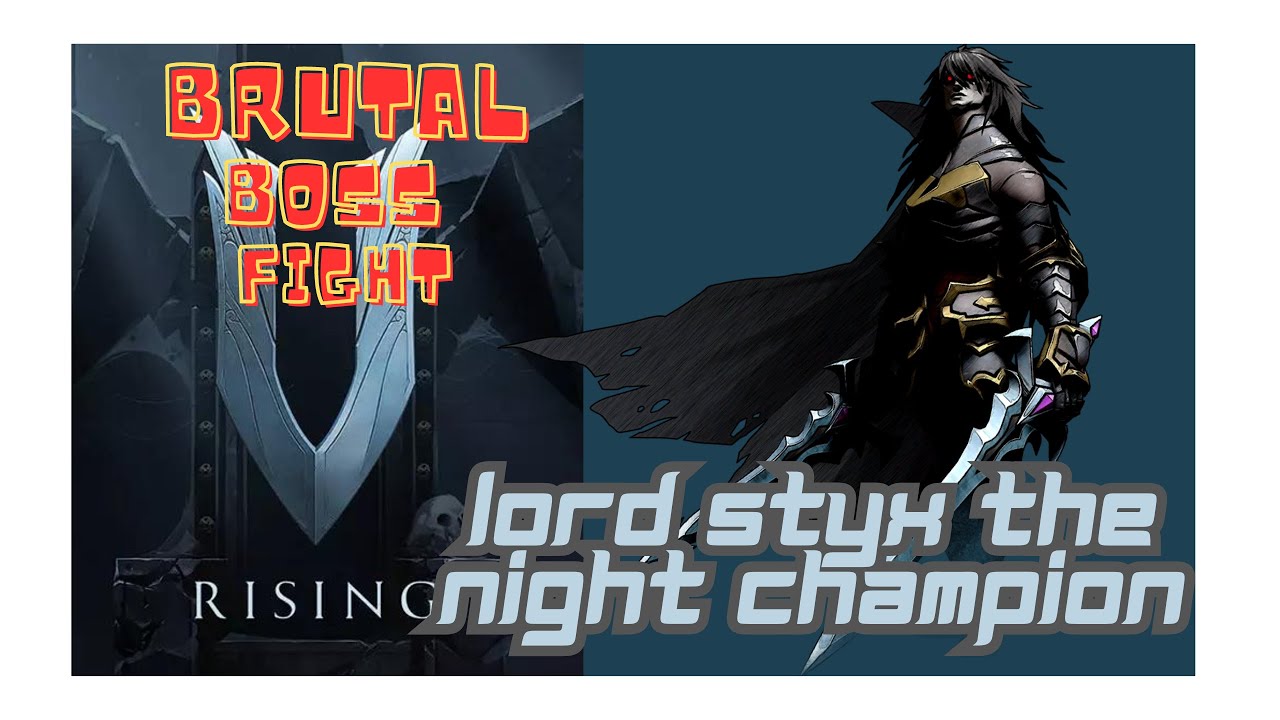 V Rising | Lord Styx the Night Champion | Brutal Difficulty - YouTube