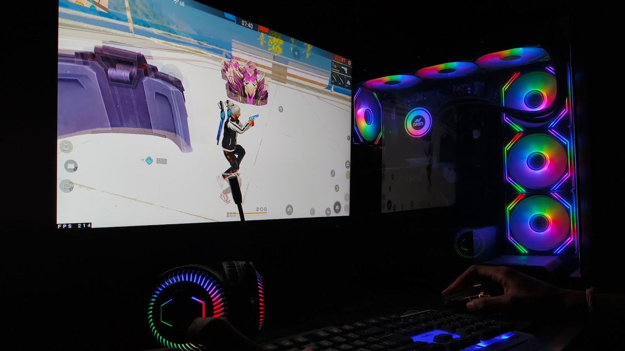 PC NEW BUILD HEADSHOT PRACTICE FREE FIRE 🔥🔥 GF2 GAMING RTX 3060 RYZEN 7 ...