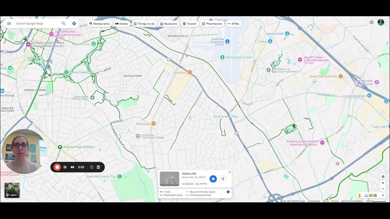 Using the 'Bicycling' Layer on Google Maps - YouTube
