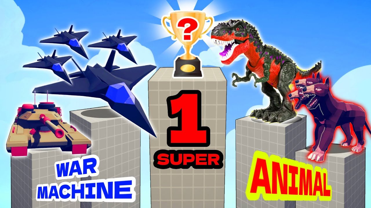 SUPER TOURNAMENT of ALL WAR MACHINE vs ANIMAL UNITS | TABS - Totally ...