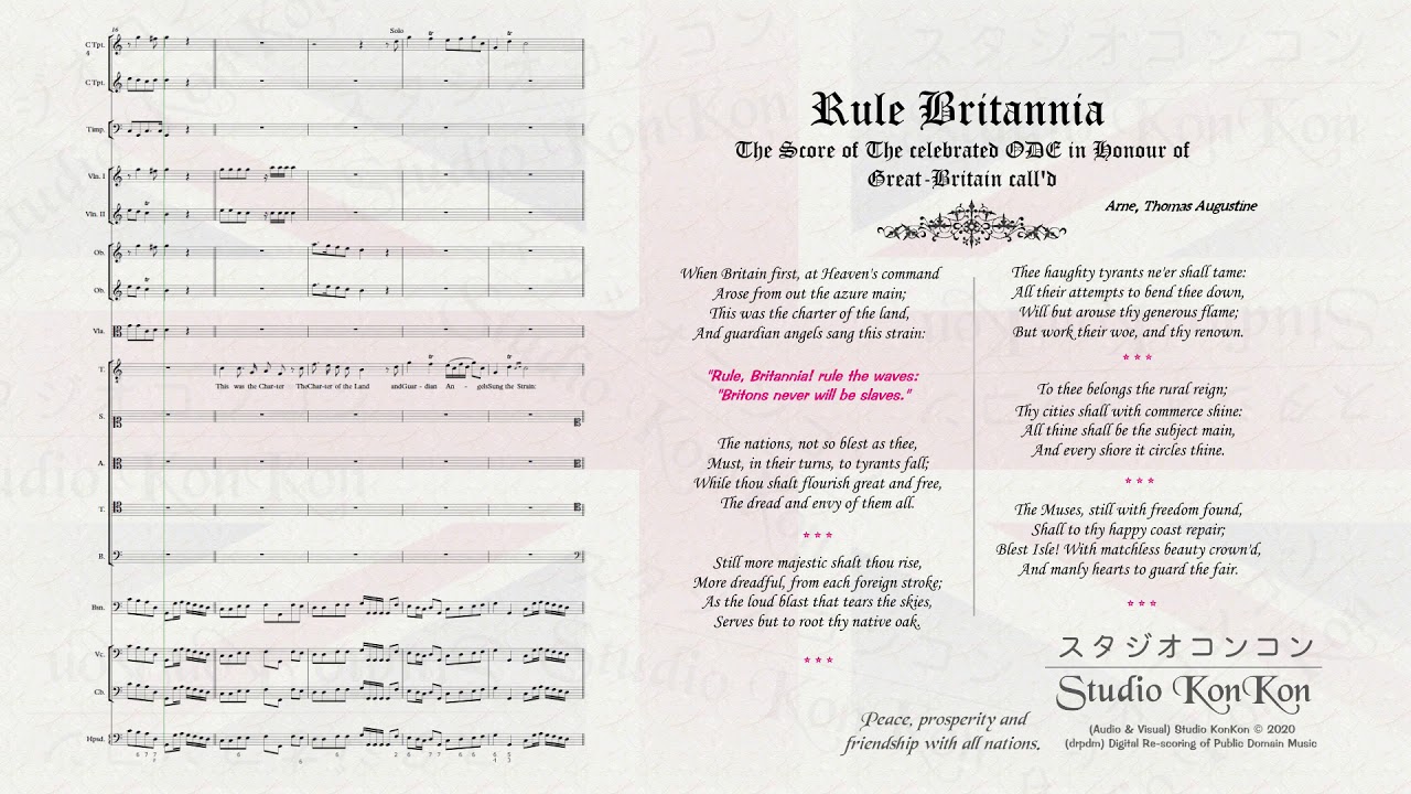 Rule Britannia! [Instrumental] (British Patriotic / Unofficial National ...