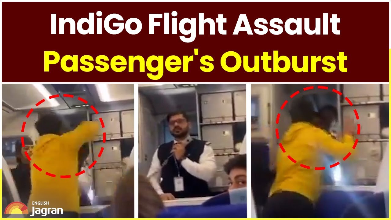 Video Indigo Flight Delay: IndiGo Flight Assault | Passenger's Outburst ...