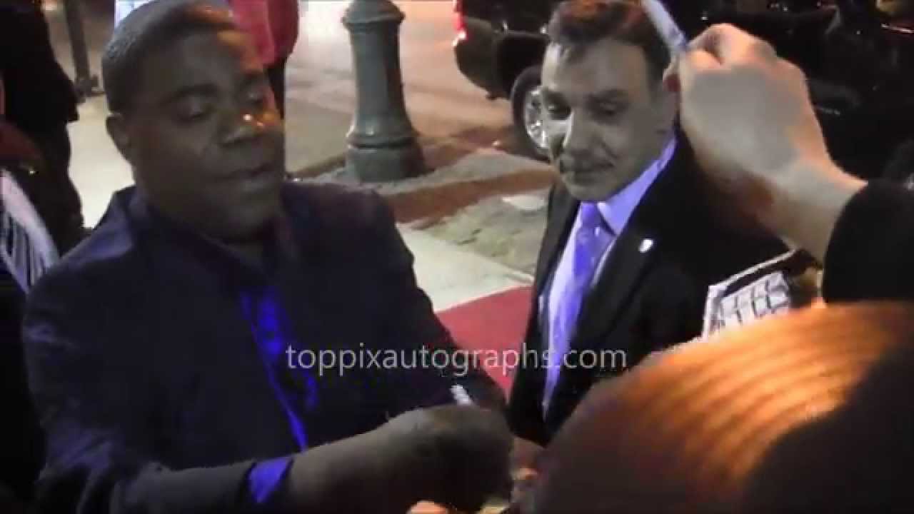 Tracy Morgan - Signing Autographs at a F/X Party in NYC - YouTube